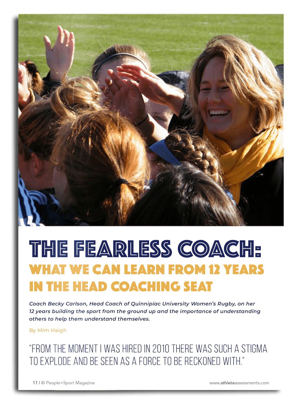The Fearless Coach: 12 Years in the Head Coaching Seat