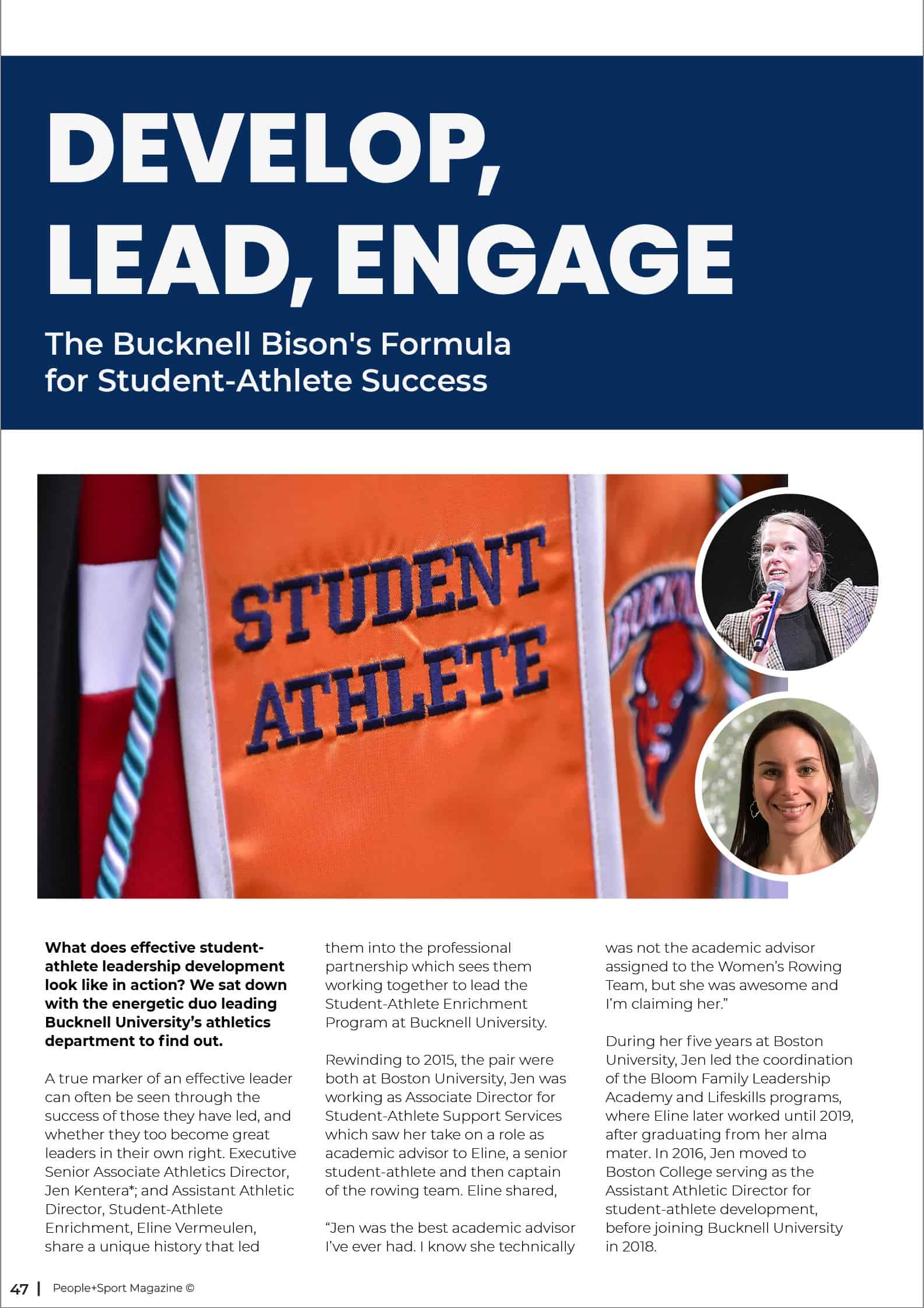 Develop, Lead, Engage: Bucknell Bison’s Formula for Success